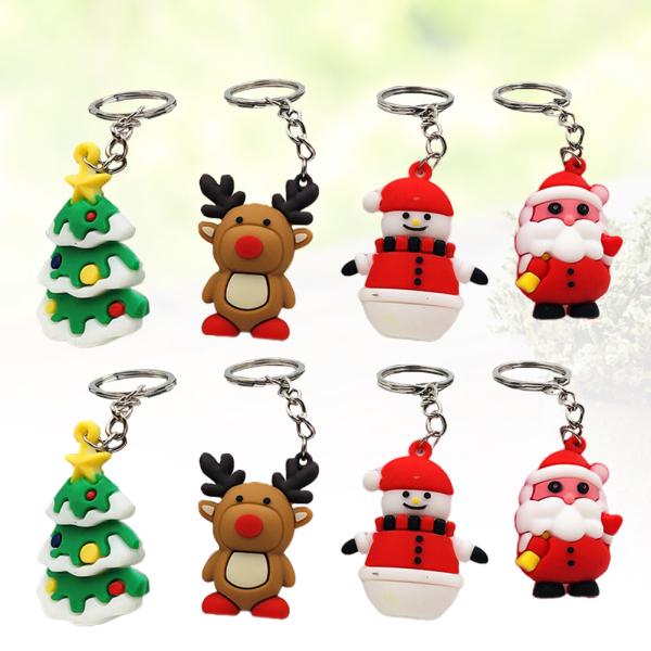 Buy 8pcs Keychains Unique Chic Creative Key Decoration Key Holder Cute ...