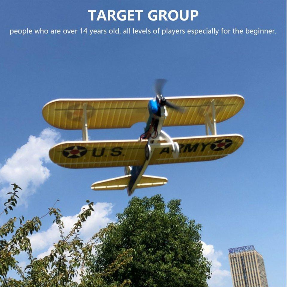 Buy Foam PP Board Micro Airplane 450mm Stearman PT-17 Lightest Plane ...