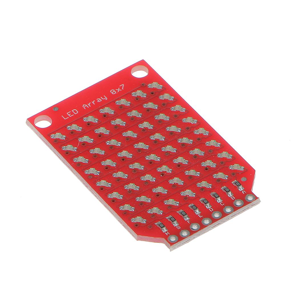 LED Array PCB, DIY 3mm 8x7 Module for Arduino uygun fiyatlı satın alın ...