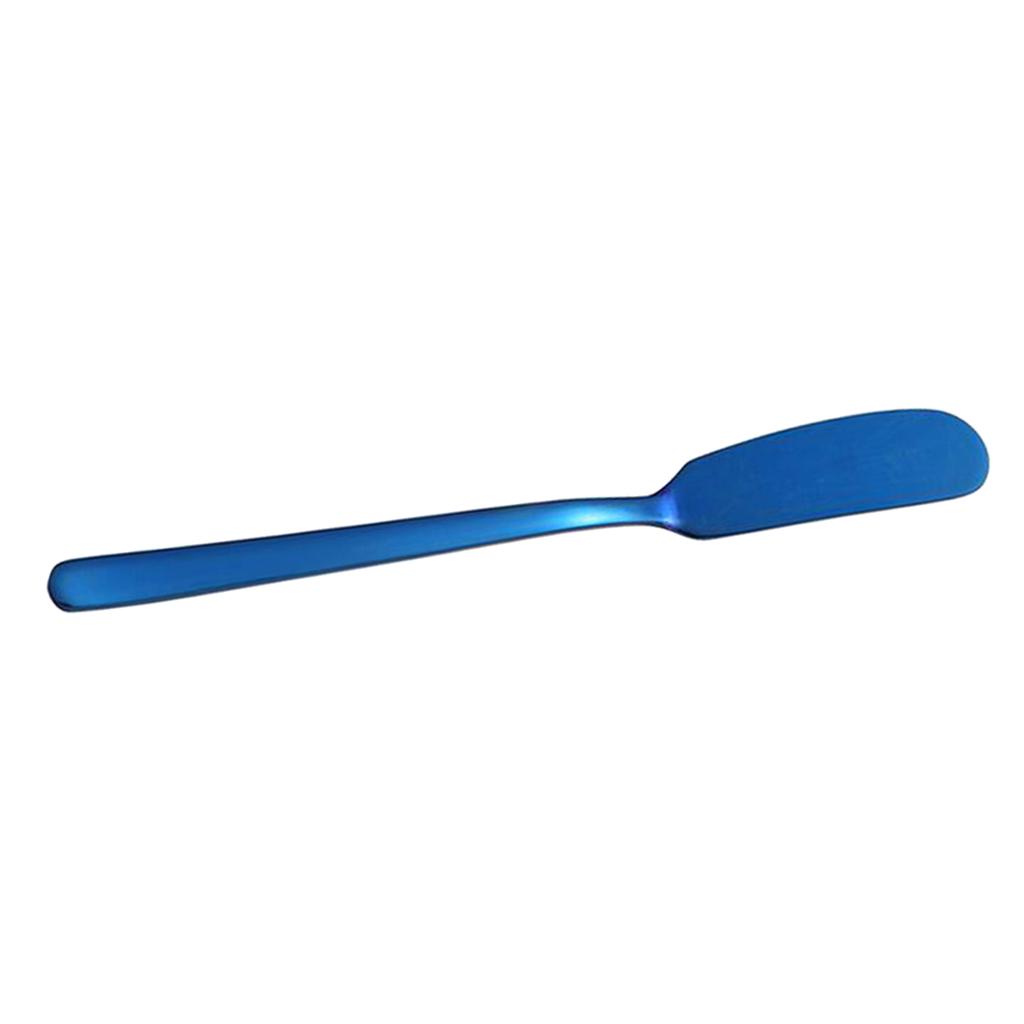 Stainless Steel Butter Cream Cheese Jam Spreaders Icing Spatula Blue ...