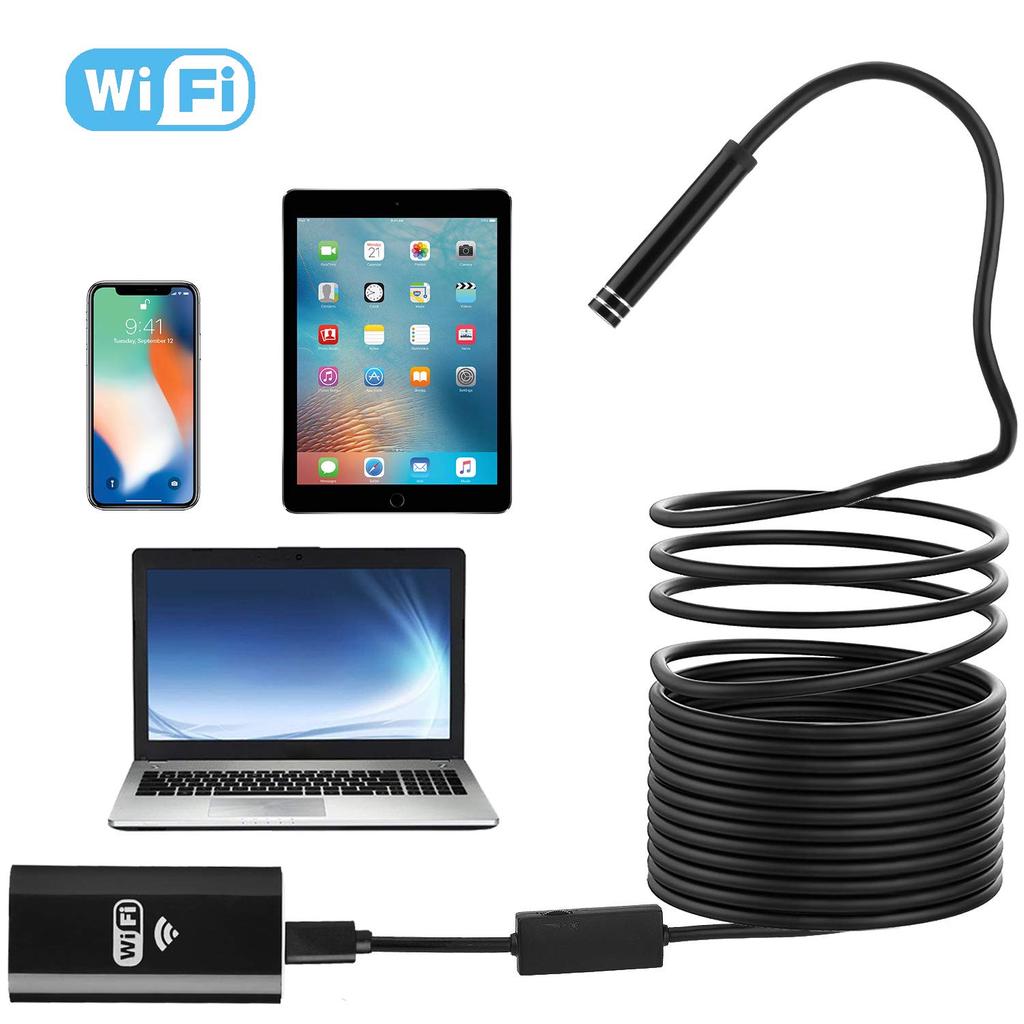 Buy IP68 Waterproof 1200P Wireless Inspection Wifi Endoscope USB ...