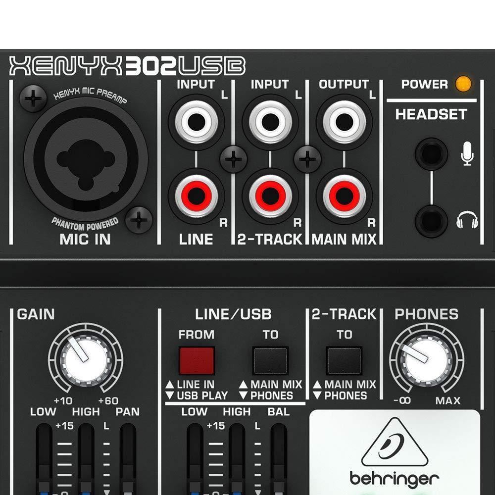 Buy Behringer DAW Compatible Mixer with USB Audio Interface 302USB ...
