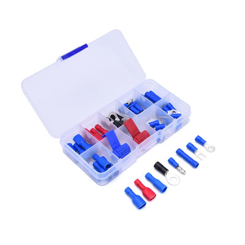 Buy 42 PCS Insulated Terminals Fuse Block Wiring Crimp Terminals Set at ...