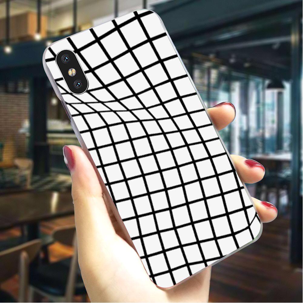 Buy Geometric Shapes Plastic Phone Case for iPhone 5S Cover XR X 7 5 8 ...