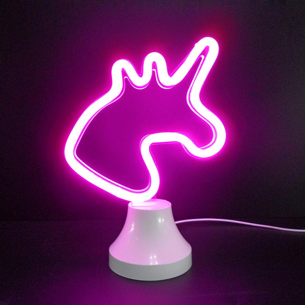 Buy LED Neon Sign Desk Lamp Wall Lamp double use Night Light Room Shop ...