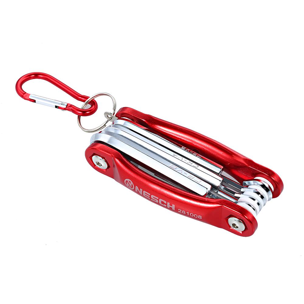 Cheap 8-in-1 Portable Allen Wrench Set Folding Hex Keys Metal Internal ...