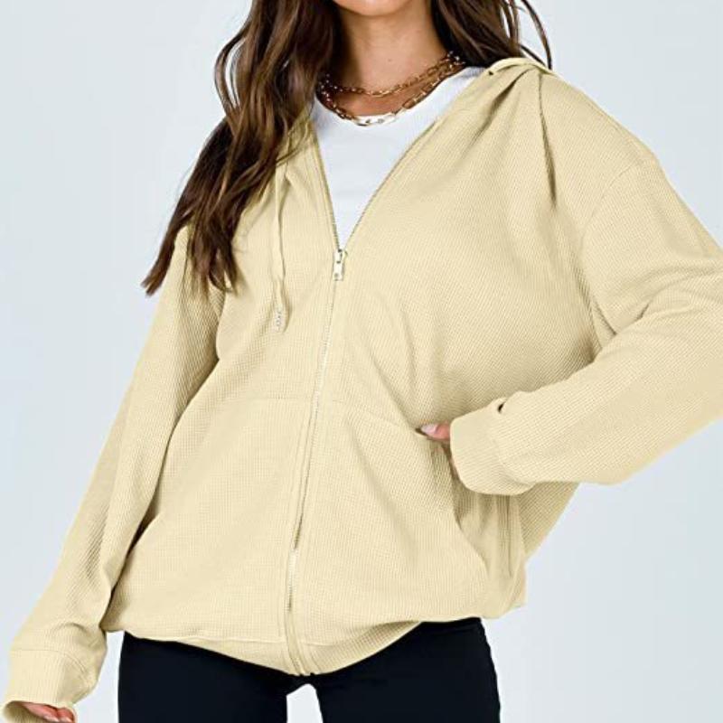 Buy Autumn and Winter New Style Zipper Hooded Casual Loose Long-sleeved ...