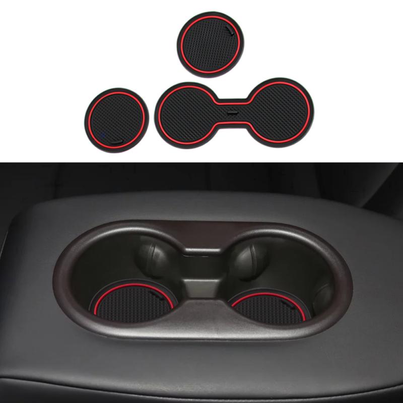 Buy 7Pcs Door Slot Coasters Water Coasters For Tesla Model 3 at ...