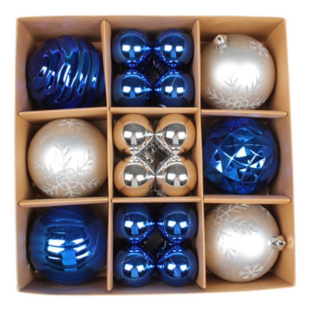 Buy Christmas Bauble Set of 30 Christmas Tree Baubles Box Package Xmas ...