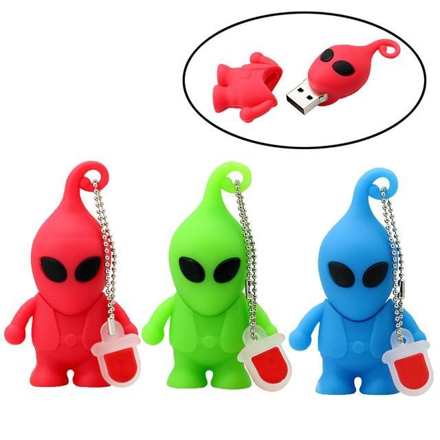 Buy Usb Flash Drive 64GB UFO Aliens Pendrive 16GB USB Memory Stick 32GB ...