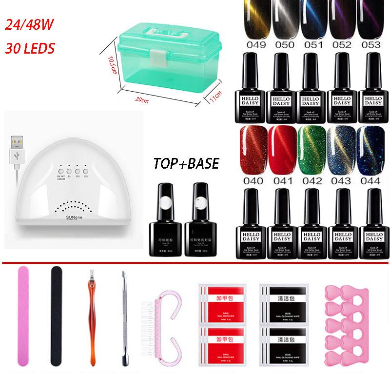 Buy professional Manicure Set Nail Kit led Nail lamp gel Nail Polish ...