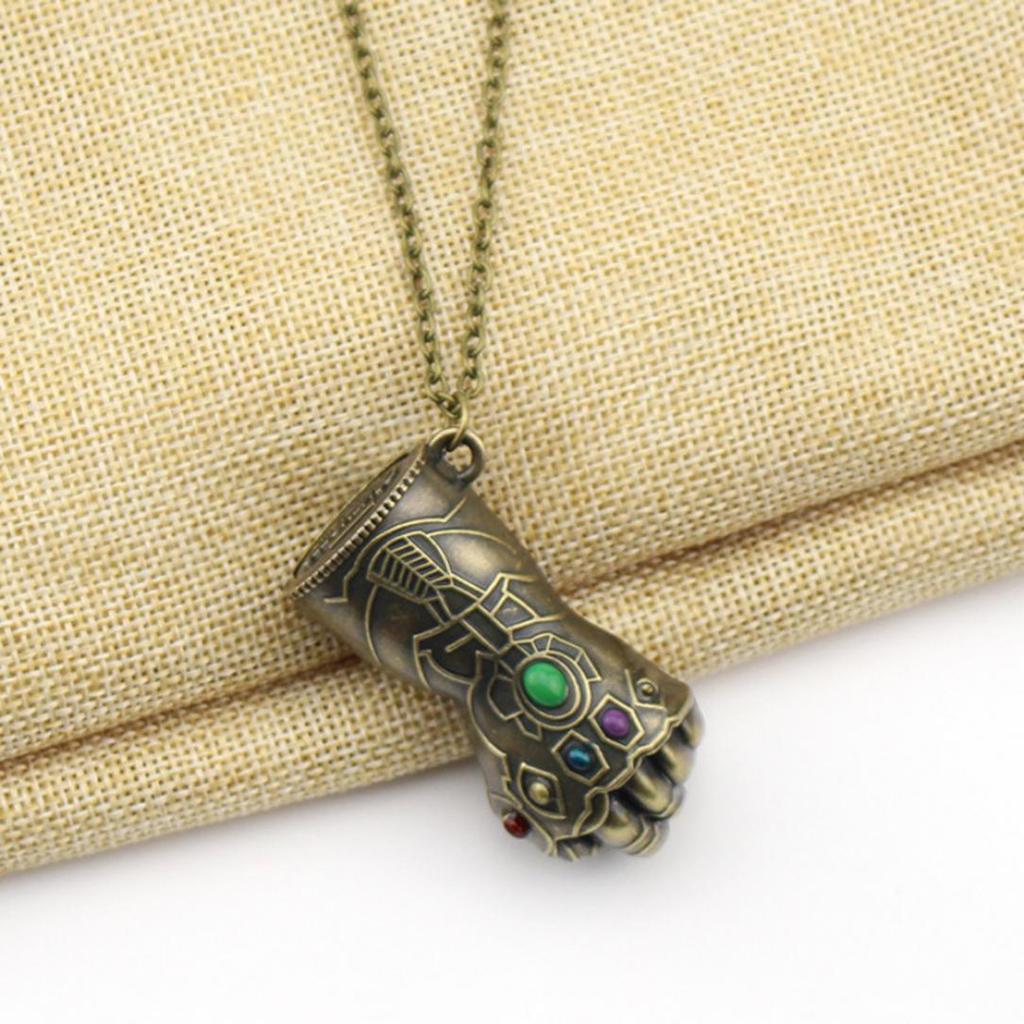 Buy Avengers Infinity War Thanos Gauntlet Fist Pendant Charm Key Chain ...
