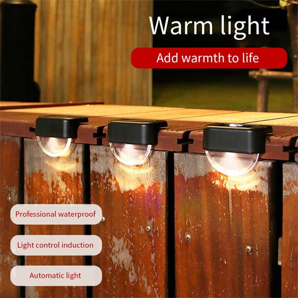 Night Lamp Fence Lamp Solar Wall Lamp Outdoor Step Lamp Waterproof ...