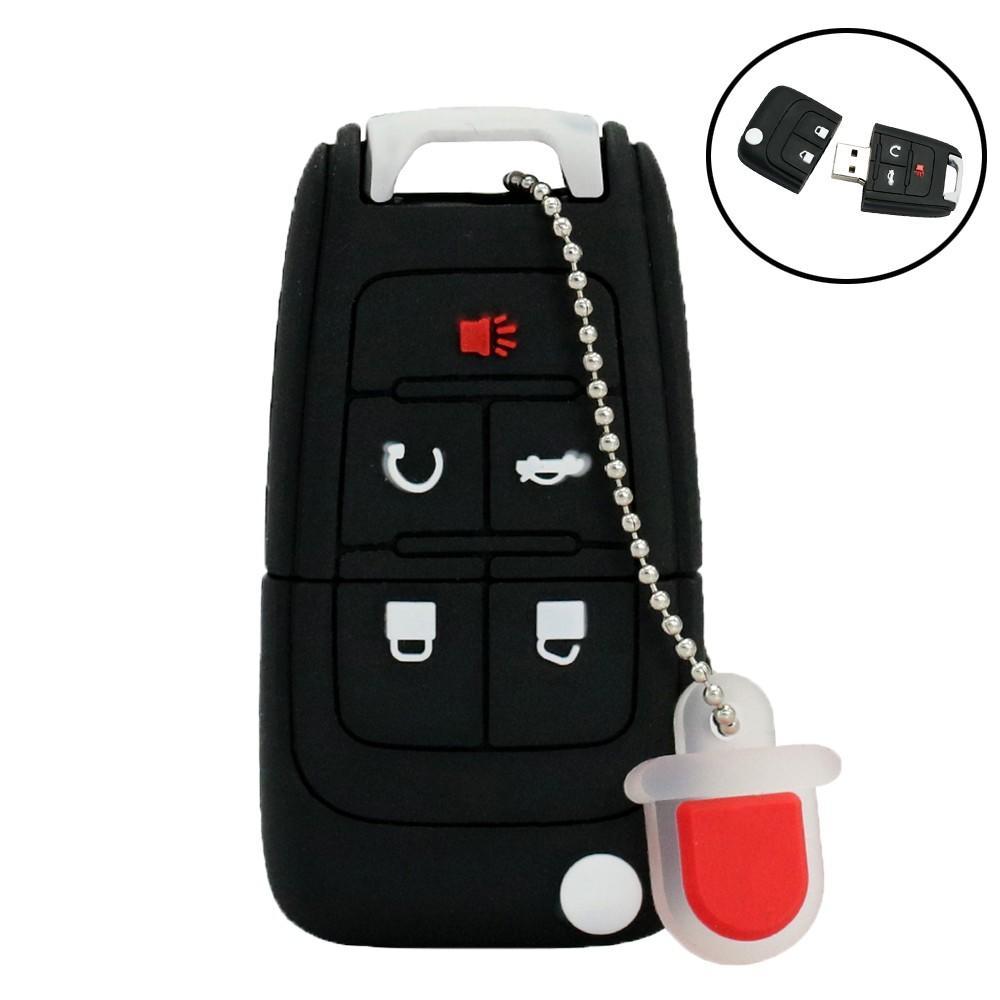 Compre Car Key Silicone USB Flash Drive Pendrive 8/16/32GB Memory Stick ...