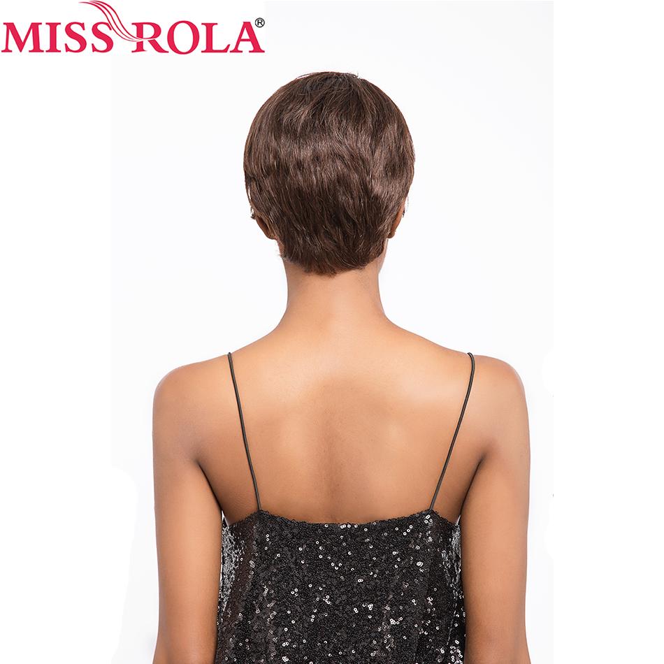 Buy Miss Rola Hair Whole Human Straight #2 Color Short Brazilian ...