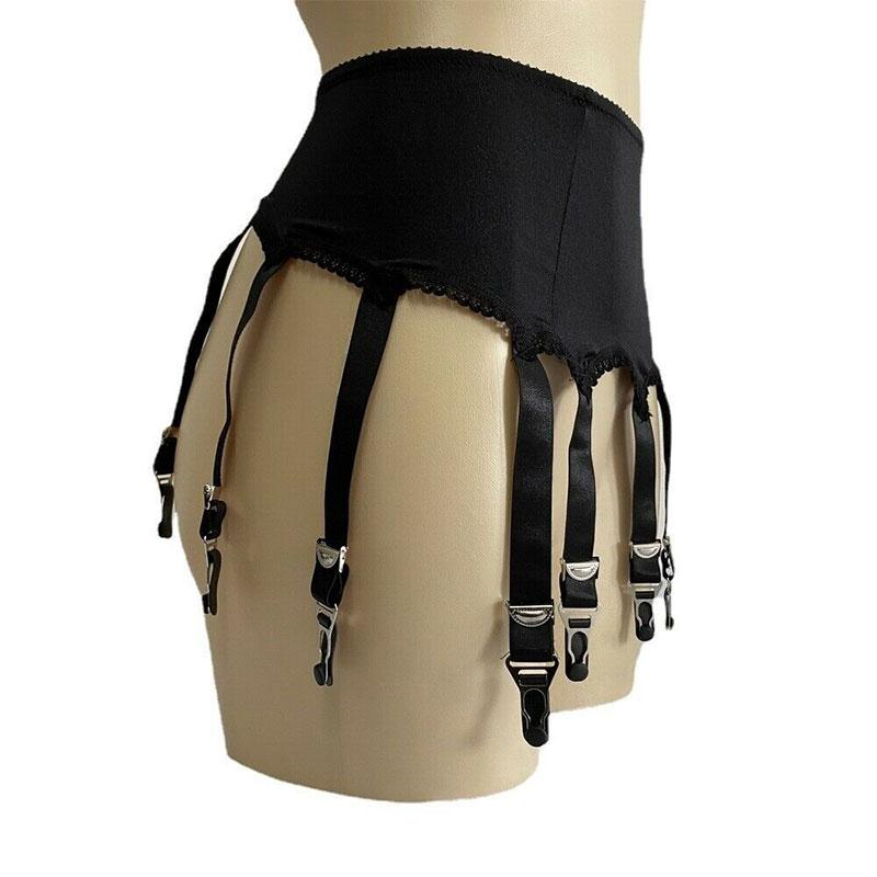Buy Women Garter Skirt High Waist Plus Size Suspender 10 Straps ...