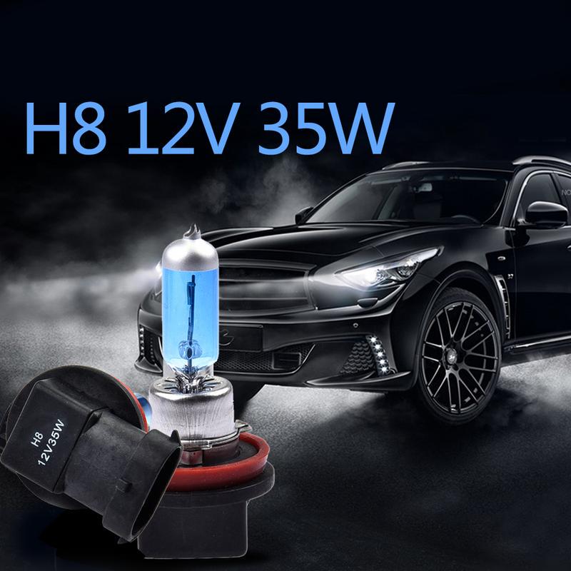 Buy High Quality Car Headlights "H8 12V 35W" Quartz Ultra-white Light ...