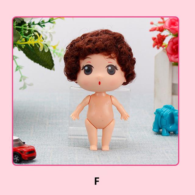 Buy 9cm Mini LOL Doll Playmate D-dung Doll with Brown/gold Bun Hair ...