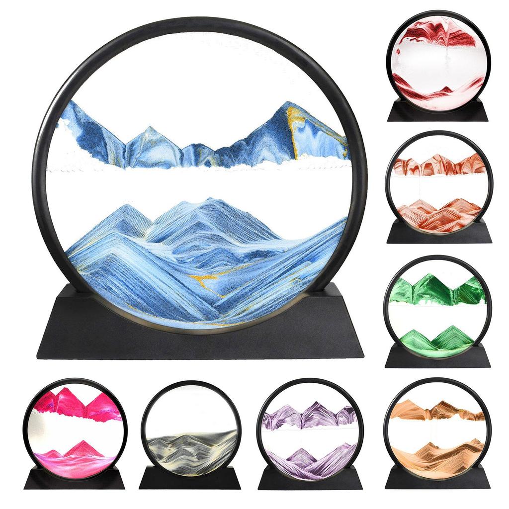 Buy 3D Kinetic Sand Kit-Moving Art-Sand Art Liquid Motion With a Frame ...