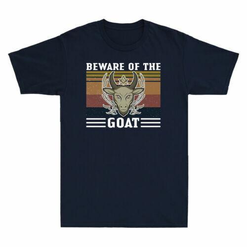 Cheap Beware Of The Goat Vintage Graphic Mens T Polyester T-Shirt Men ...