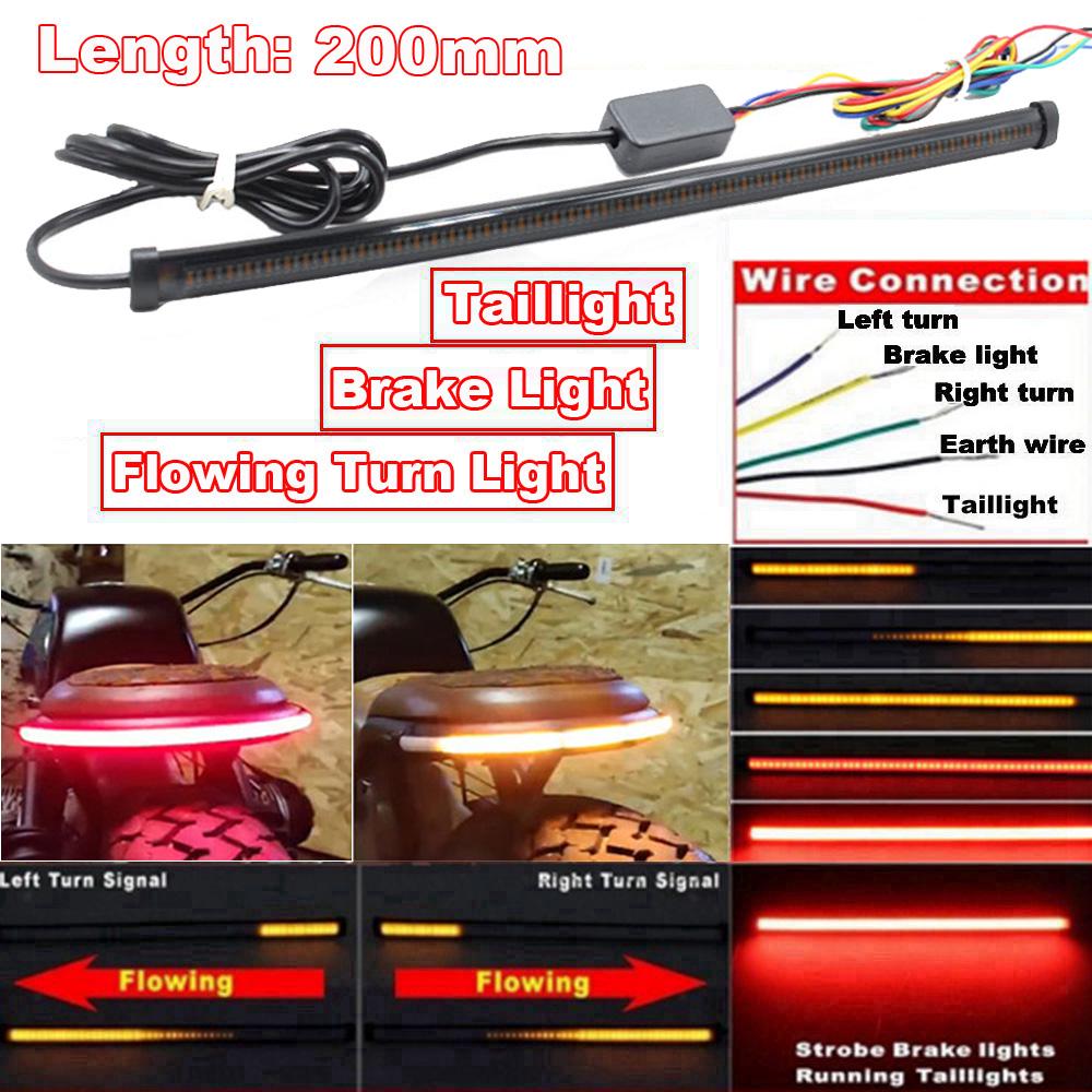Buy Motorcycle Sequential Switchback Flowing LED Tail Brake Turn Signal ...