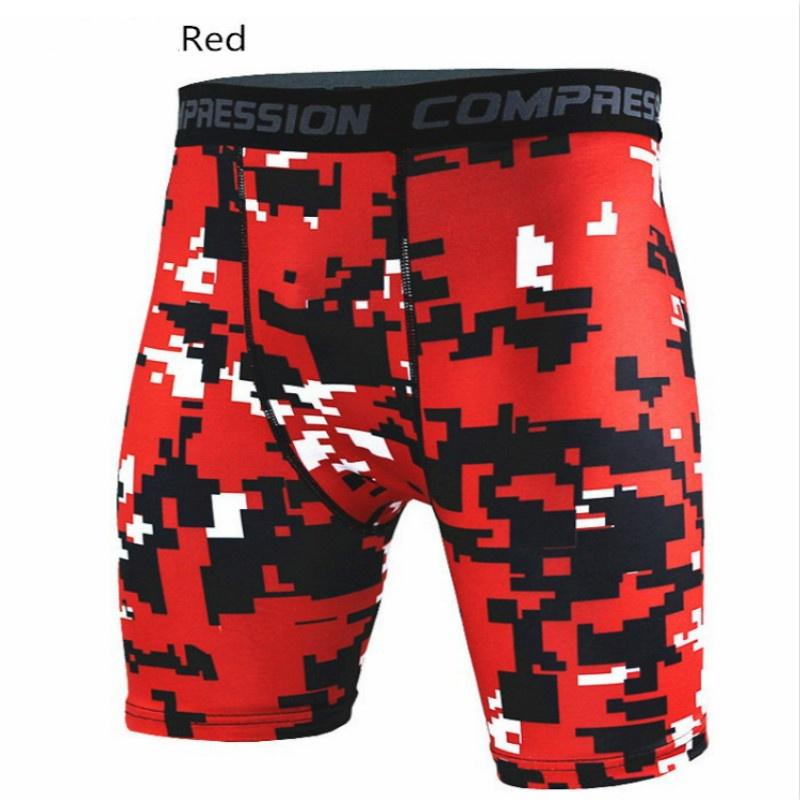 Buy Men Fashion Compression Shorts Spandex Base Layers Skins Tights ...