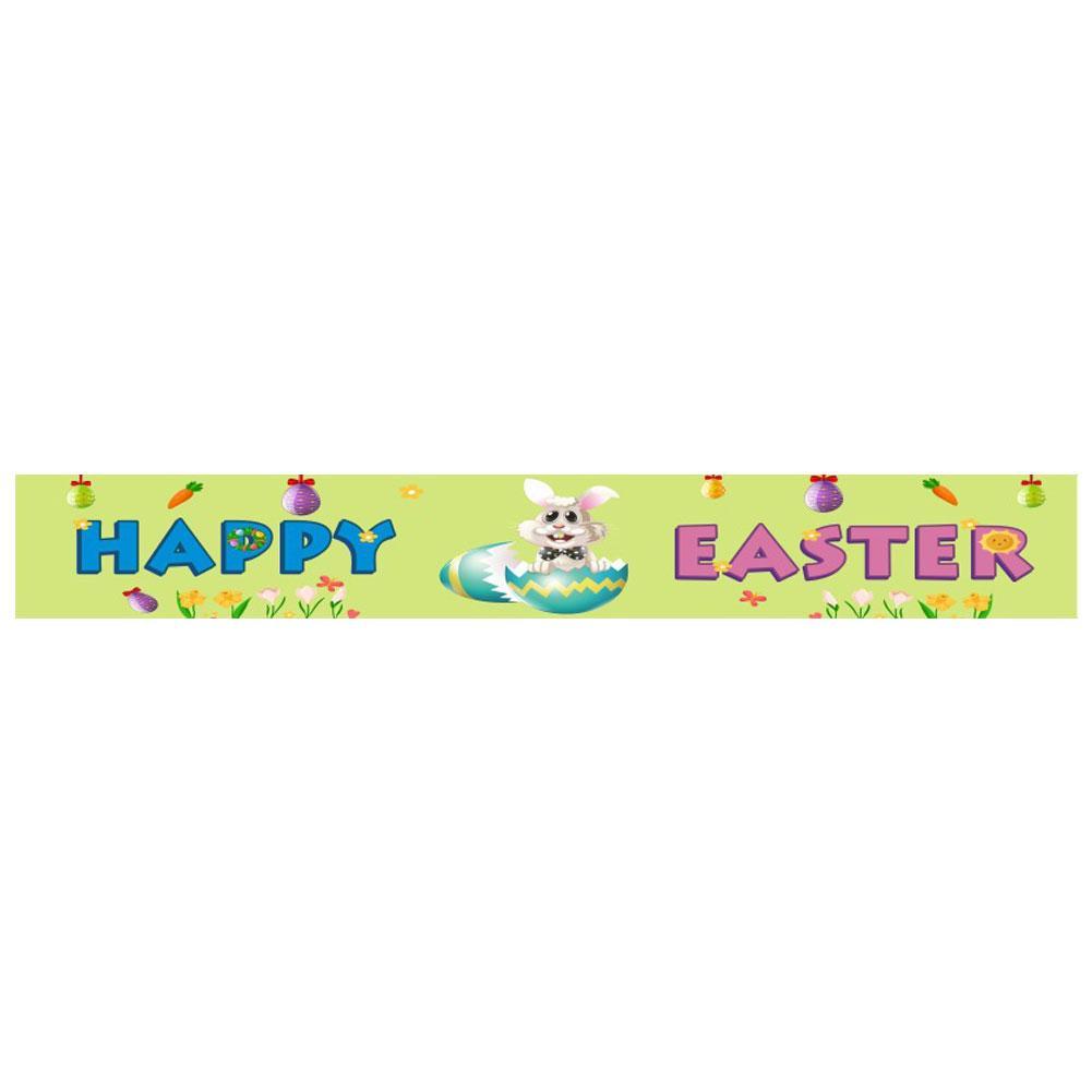 Buy Happy Easter Banners Welcome Spring Easter Decoration Backdrop Eggs ...