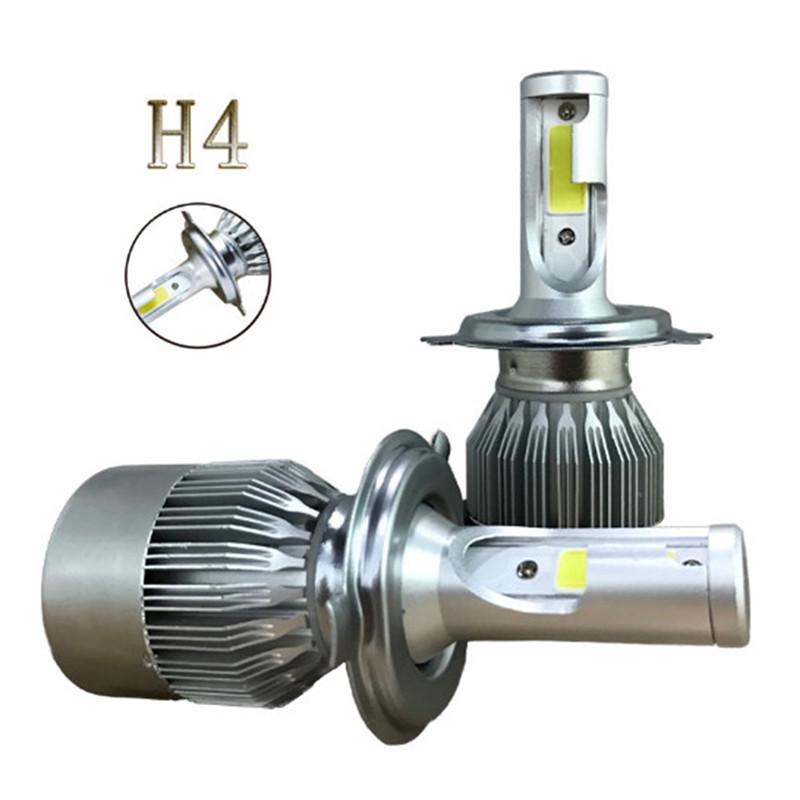 Buy 2Pcs Cob H4 C6 10800Lm 36W Led Car Headlight Kit Hi/Lo Turbo Light Bulbs 6000K at affordable ...