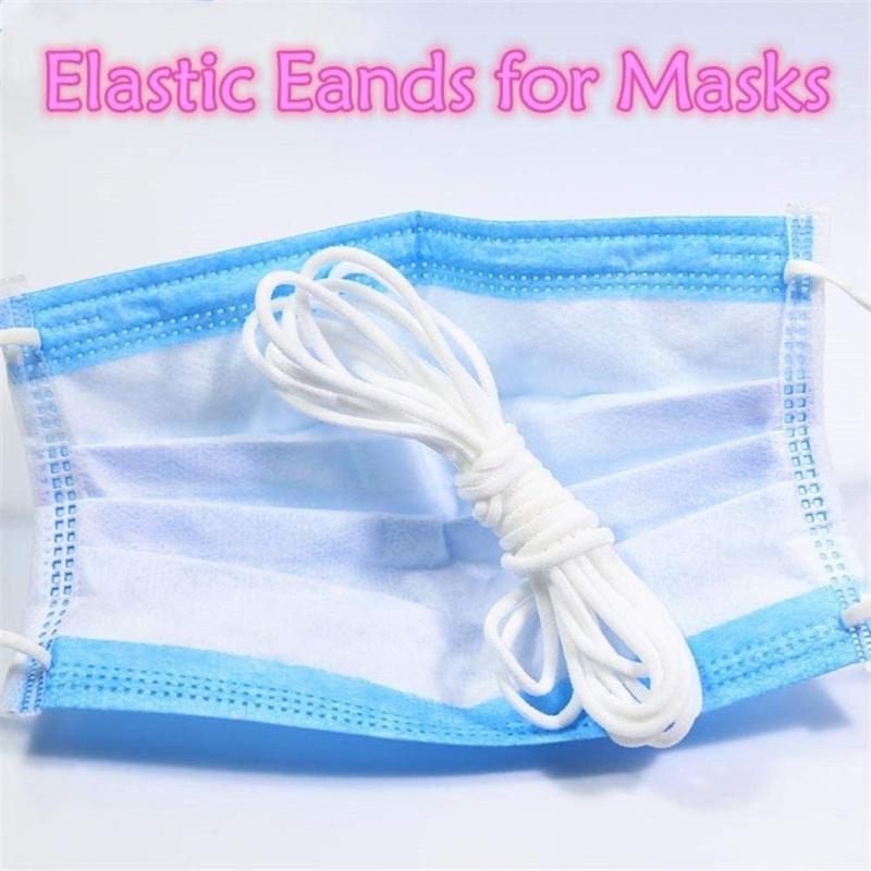 100/200m Rubber Band Elastic Band Nylon Mask Accessories Mask Ear ...