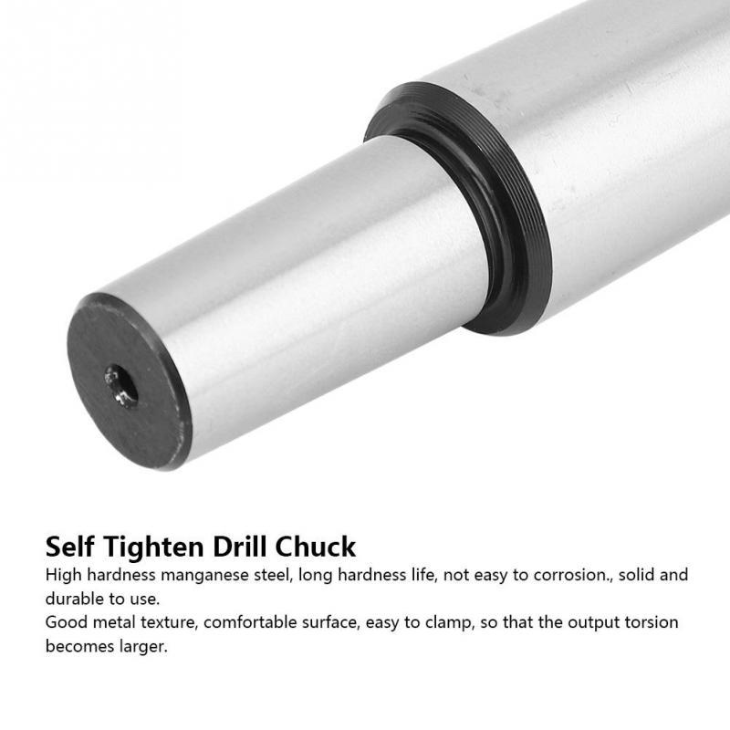 Buy MT3-B18 Self Tighten Keyless Lathe Drill Chuck Morse Taper Arbor Drill Clamp Connection Rod ...
