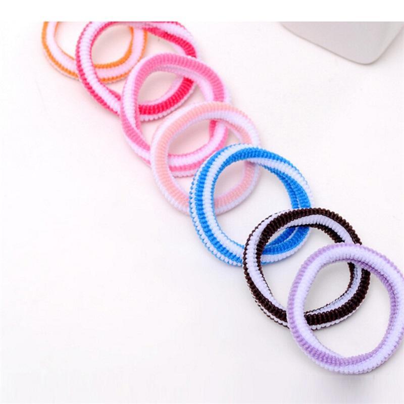 Buy 48pcs Elastic Children Hair Band Kids Colorful Baby Hair ...