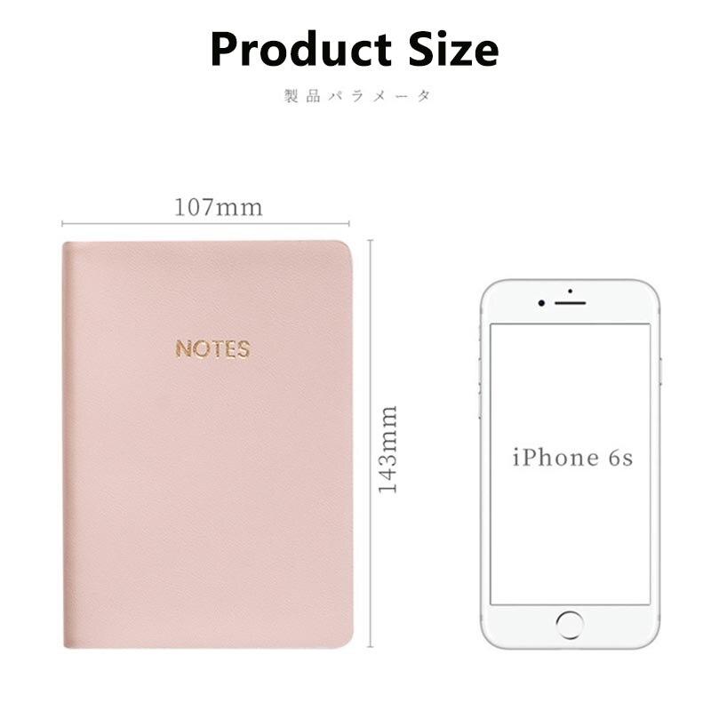Buy Notebooks A6 Journals Diary Handbook Agenda Notepads Grid Page ...