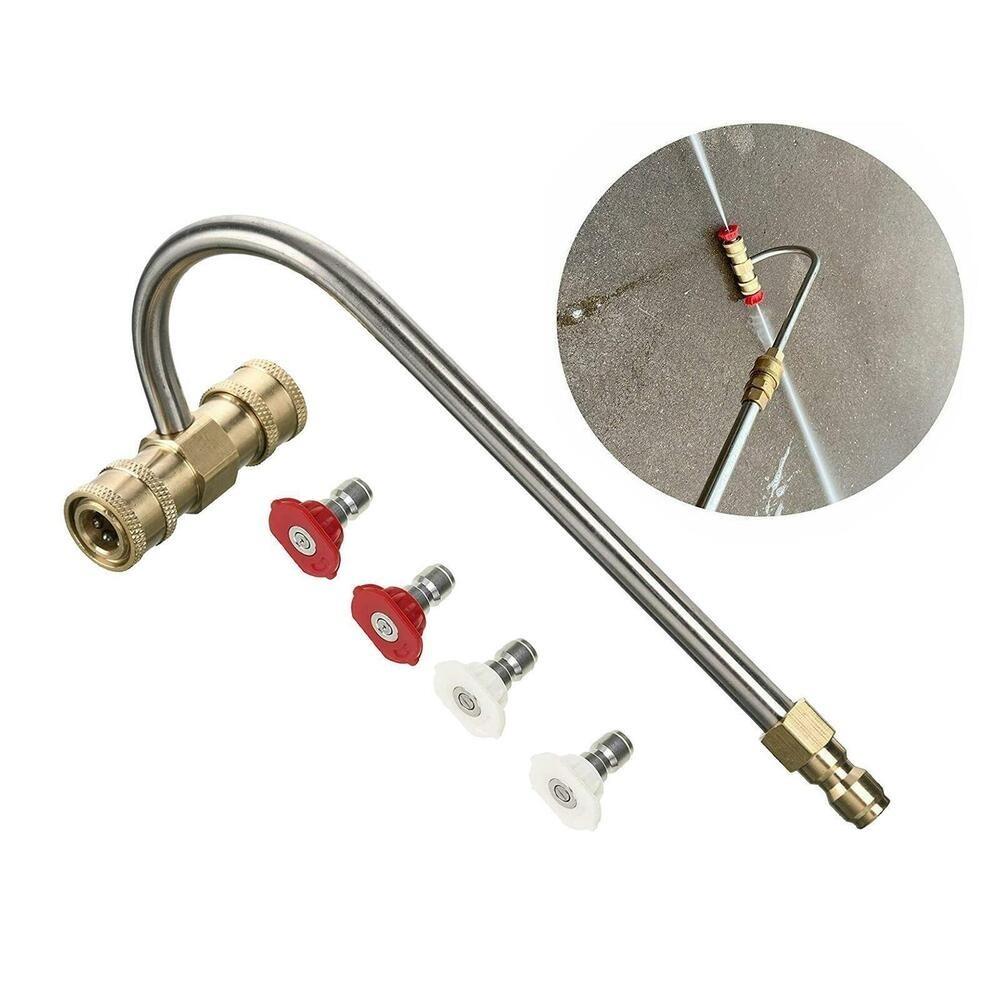 Buy 1/4 Inch Sewer Pressurised Tool Nozzle Head Bending Pressure Pipe ...