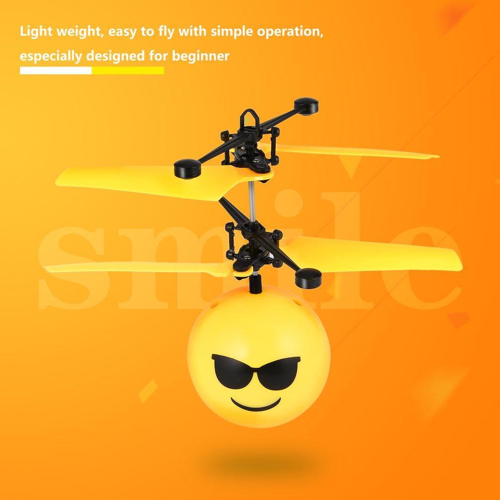 Magic Electric Flying Ball Helicopter Built-in LED Lighting Kids Toy ...