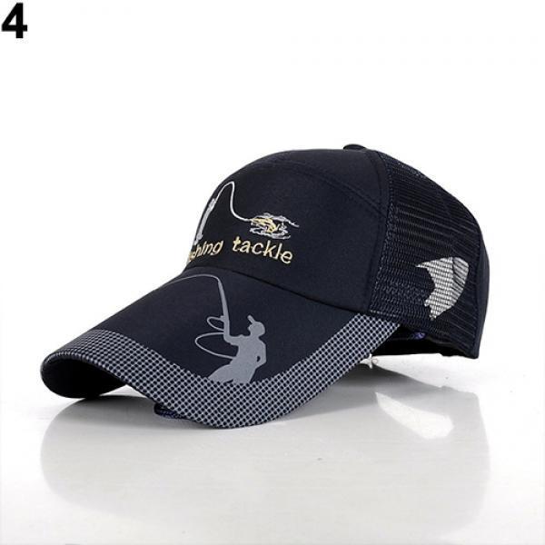 Buy Fashion Men Outdoor Fishing Sun Hat Protection Tackle Mesh Baseball ...