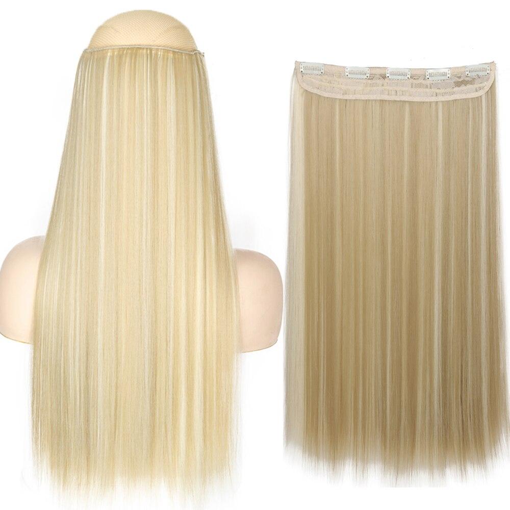 Buy XINRAN 32 Inch One Piece 5 Clips Synthetic Hair Extensions Long ...