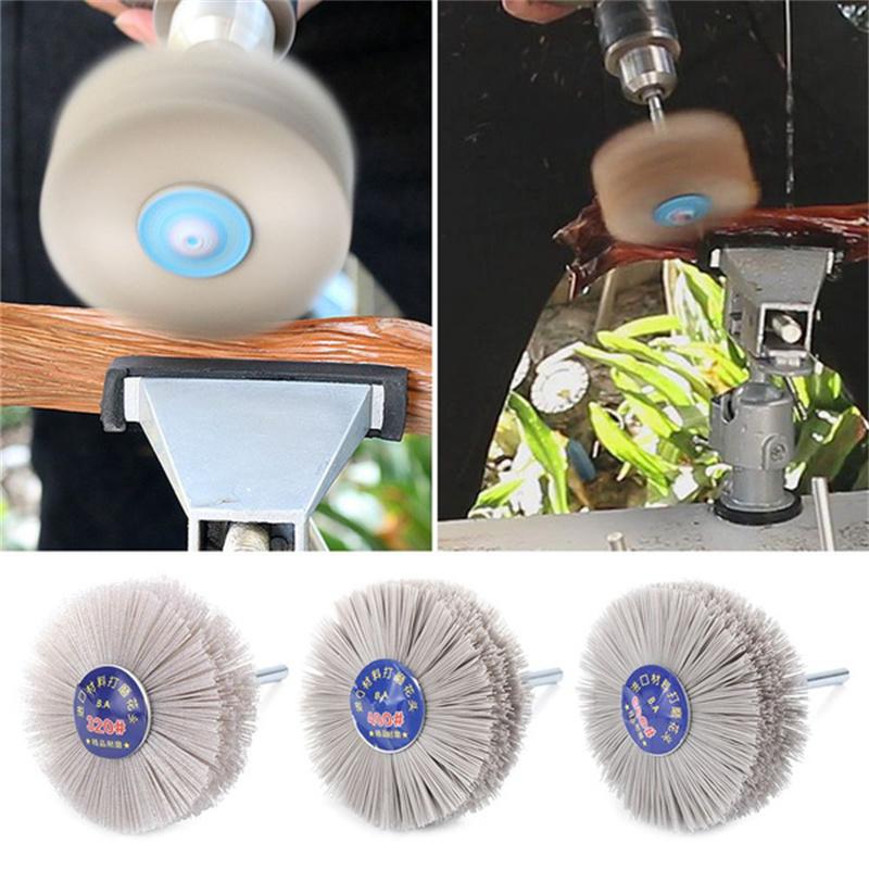 Buy 1pc 80-600# Woodwork Polishing Grinding Buffing Flower Head Wood ...