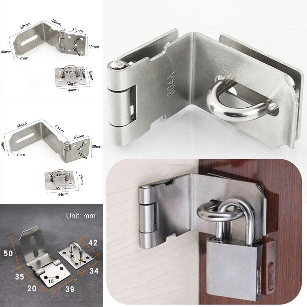 Kaufe Anti Theft Stainless Steel Door Lock Hasp Staple Padlock Clasp ...