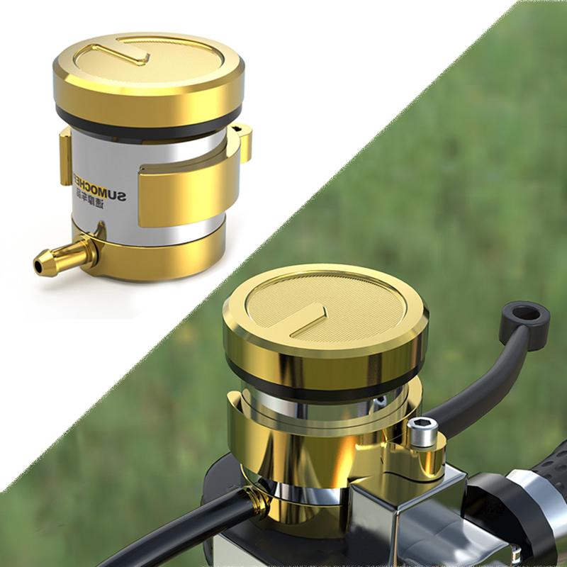 Universal Durable Clutch Motorcycle Brake Fluid Reservoir CNC Aluminum ...