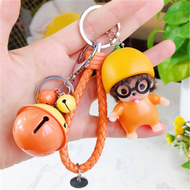 Buy Creative Cute Cartoon Keychain Men's Women's Car Key Chain Ring ...