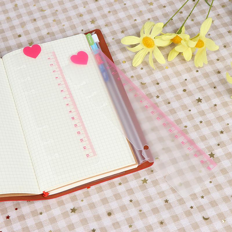 Buy Ruler A5 A6 Pvc Planner Agenda For 6 Holes Loose Leaf Spiral ...