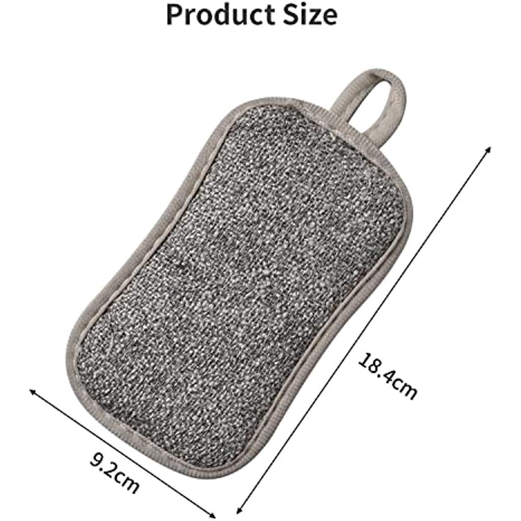 Cheap 4 Pieces Kitchen Sponge Double-Face Dish Sponge Microfibre ...