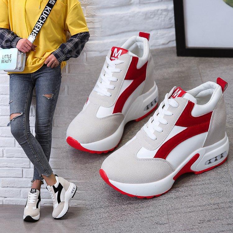Buy 2021 New Casual Shoes Korean Style Single Shoes with Thick-soled ...