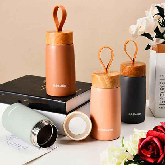 Buy Stainless Steel Thermos Mini Vacuum Thermos Portable Travel Mug ...