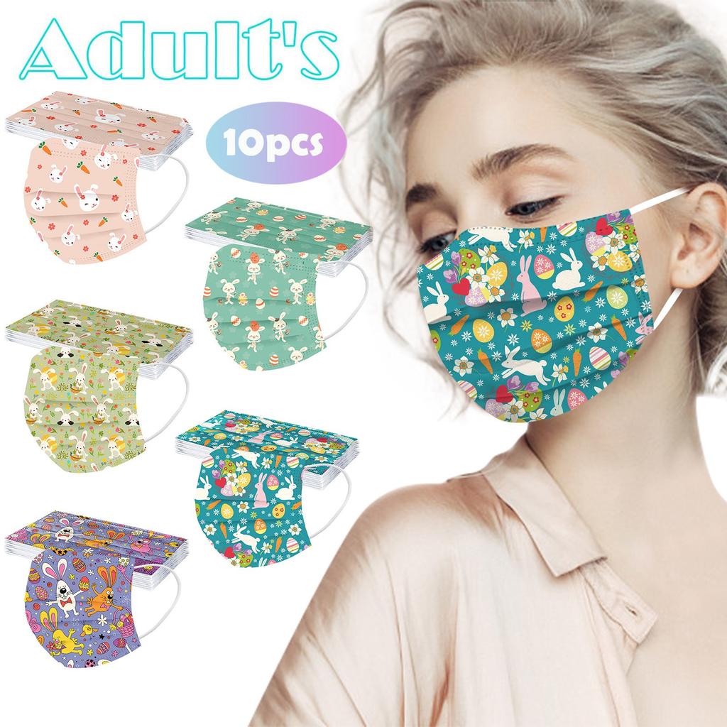 Faye22 Adult Women Man Disposable Face Mask Industrial 3Ply Ear Loop ...