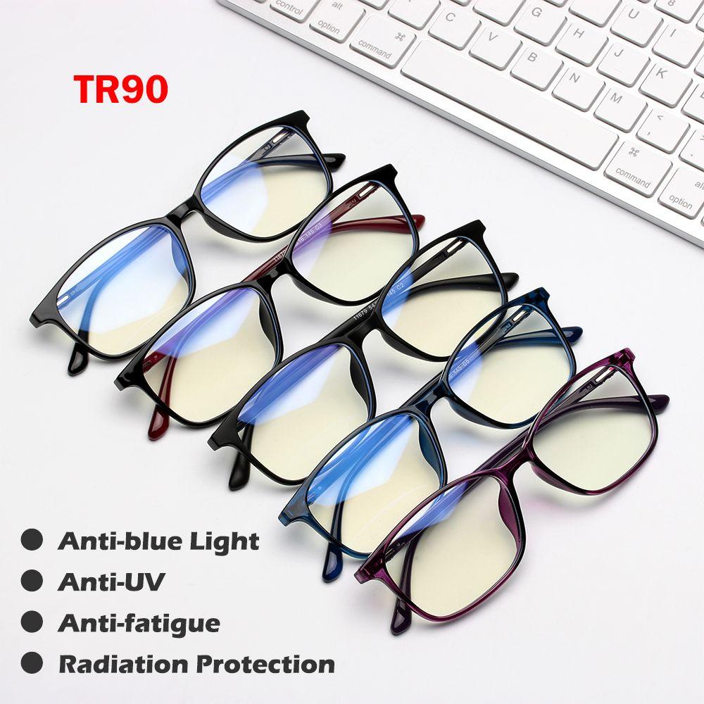 Satın alın Radiation Protection Anti-UV Computer Goggles Anti-fatigue Flexible TR90 Glasses Anti ...