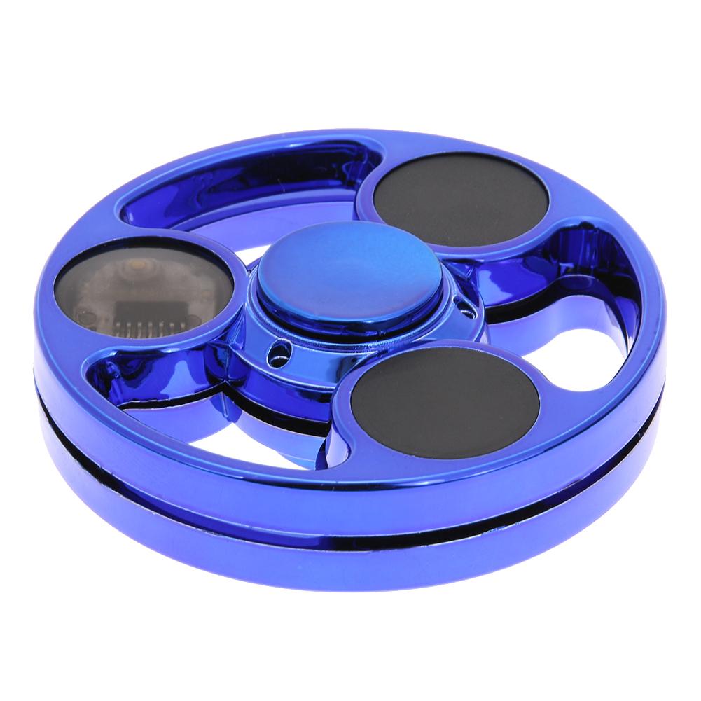 Buy LED Wheel Alloy Hand Spinner Tri Fidget Spinner EDC Focus Anti ...