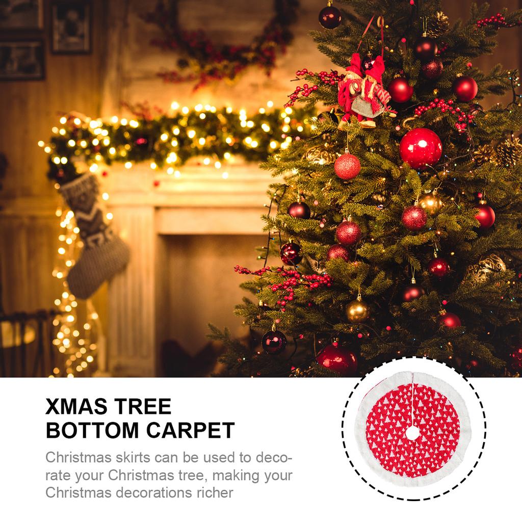 Buy Tree Mat Stylish Embroidered Christmas Tree Tree Carpet Xmas Tree ...