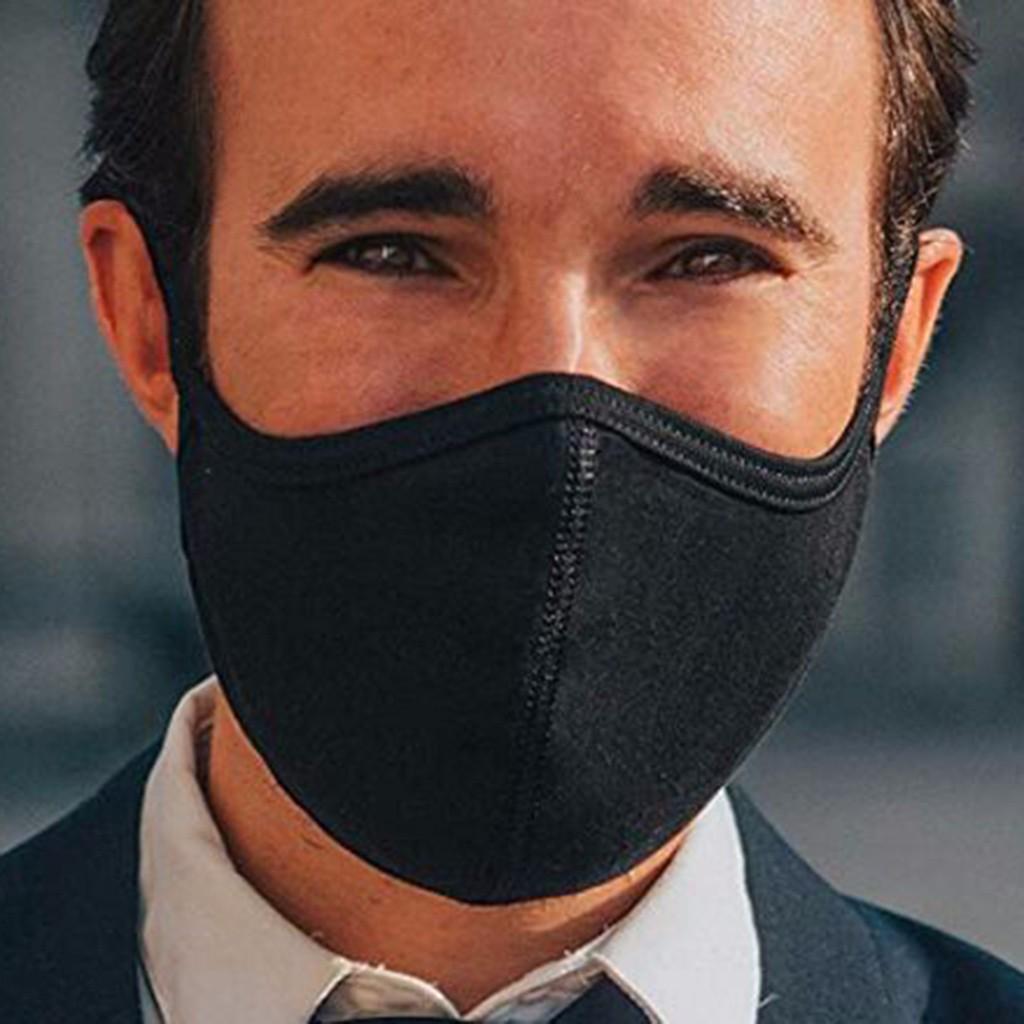 Buy CATER1 Adult Cotton Black Mouth Mask Anti-dust Mask Activated ...