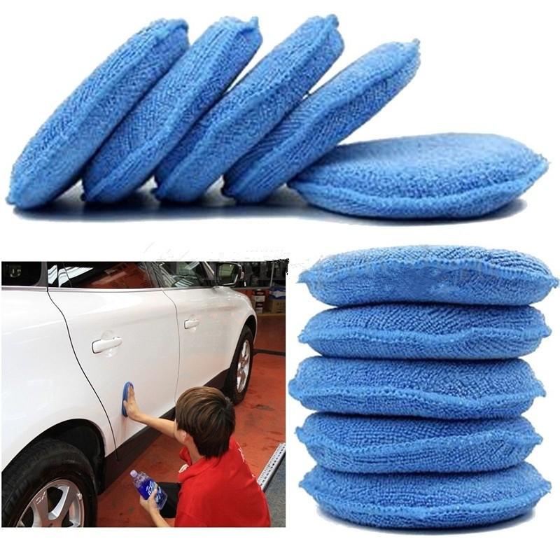 Buy Car Waxing Polish Microfiber Cleaning Detailing Pads at affordable ...